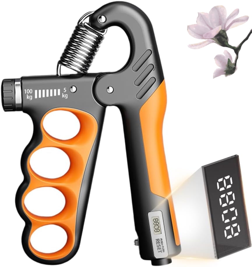 Grip Strength Trainer 2025 New 5-100KG/11-220LB Adjustable Hand Gripper ...