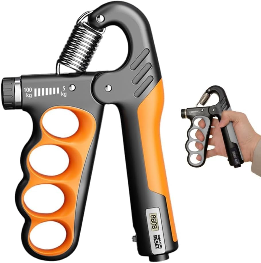 Grip Strength Trainer, Adjustable Hand Grip Trainer with Electronic ...