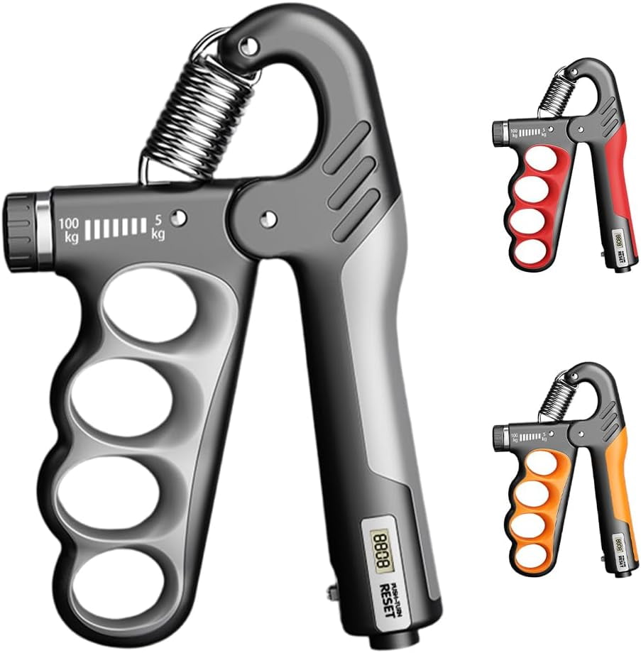 Grip Strength Trainer, Adjustable Hand Grip Trainer with Electronic ...