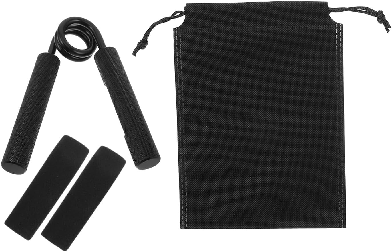 Grip Strength Trainer Set with 150lb Metal Hand Gripper, Finger ...