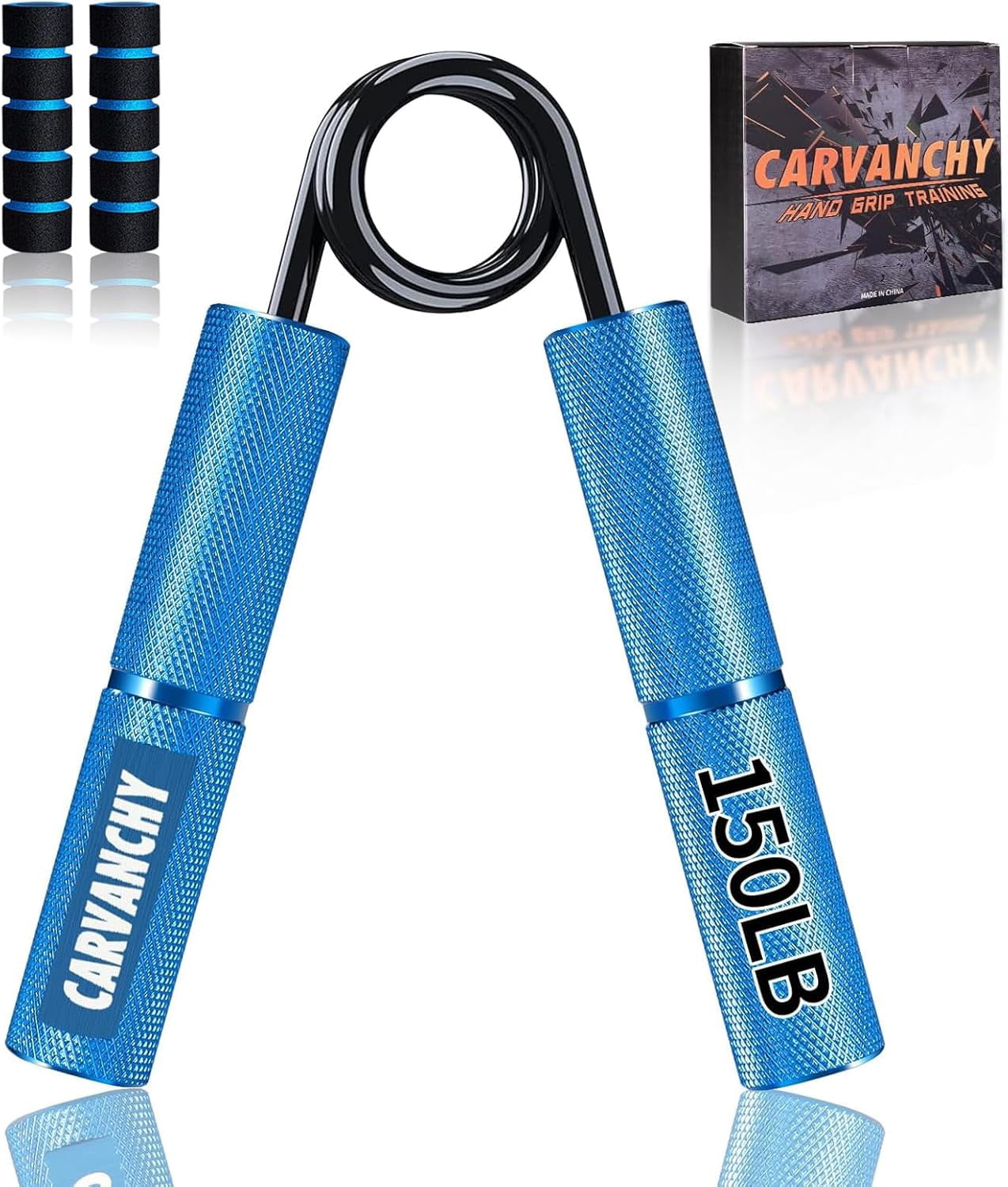 Grip Strength Trainer Set, 50-350LB, Wrist Forearm Strengthener, Metal ...