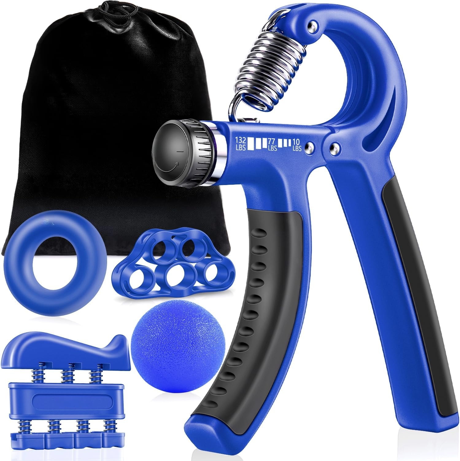 Grip Strengthener Forearm Strengthener Hand Grips Strengthener Kit - 5 ...