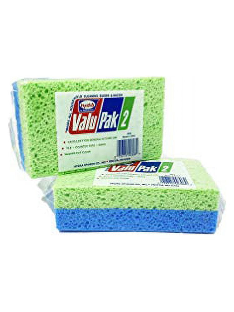 Grip Tight Tools Multipurpose Cellulose Kitchen Sponge, 2 Pack, - VP2 ...