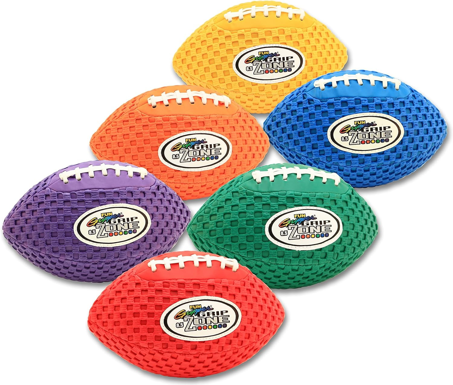 -Grip Zone 8.5 Inch (Pee Wee Football) (Solid) Mesh Color Grip ...