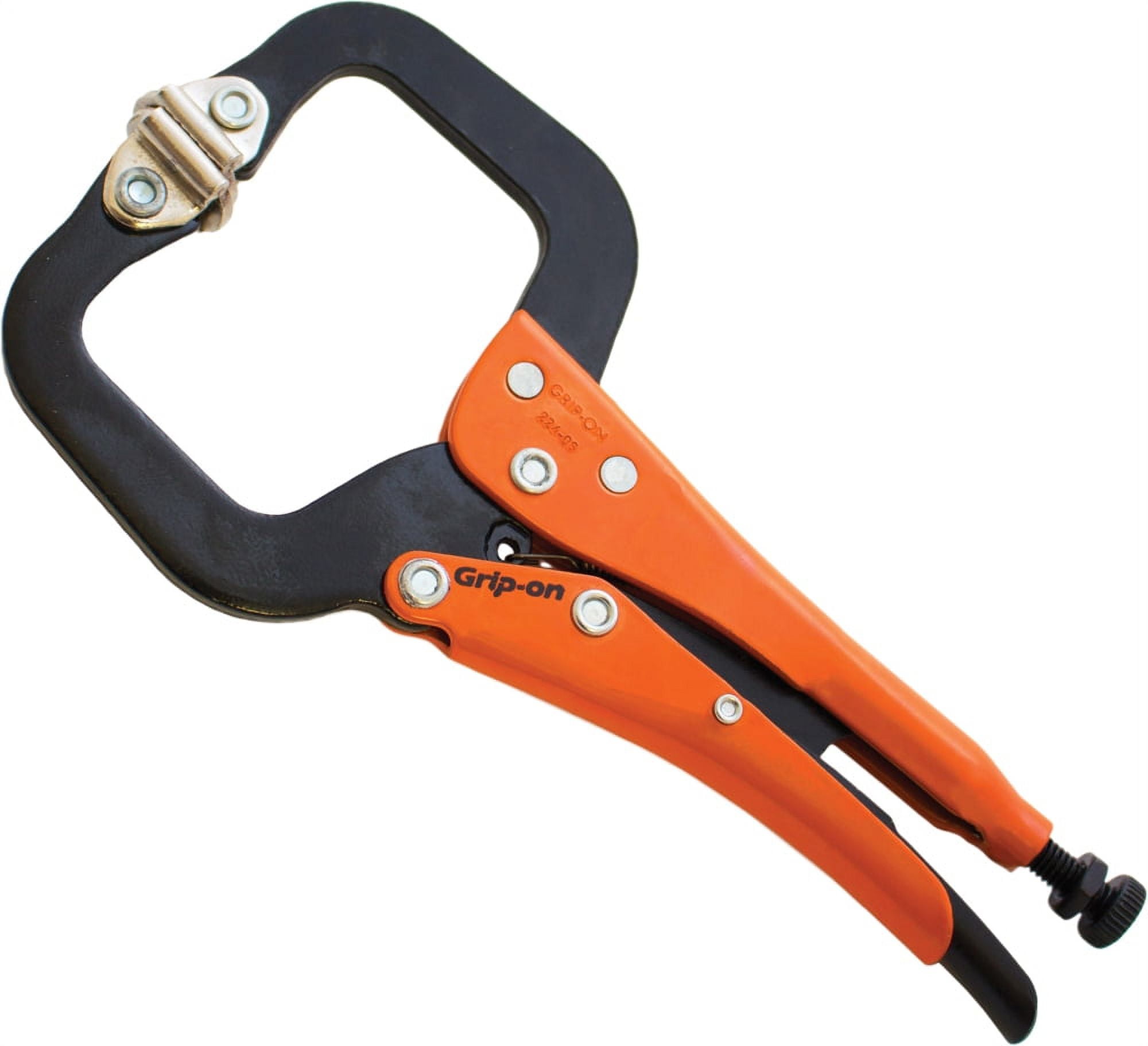 Grip-on GR22406 Locking Steel C-Clamps with Swivel Pads - 6-Inch ...