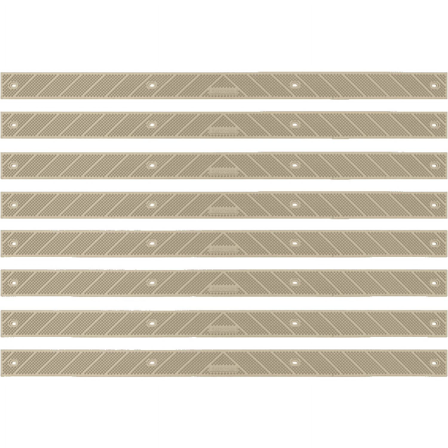 GripStrips Anti-Slip Treads, 8 Pack, Beige (32" x 2") - Waterproof ...