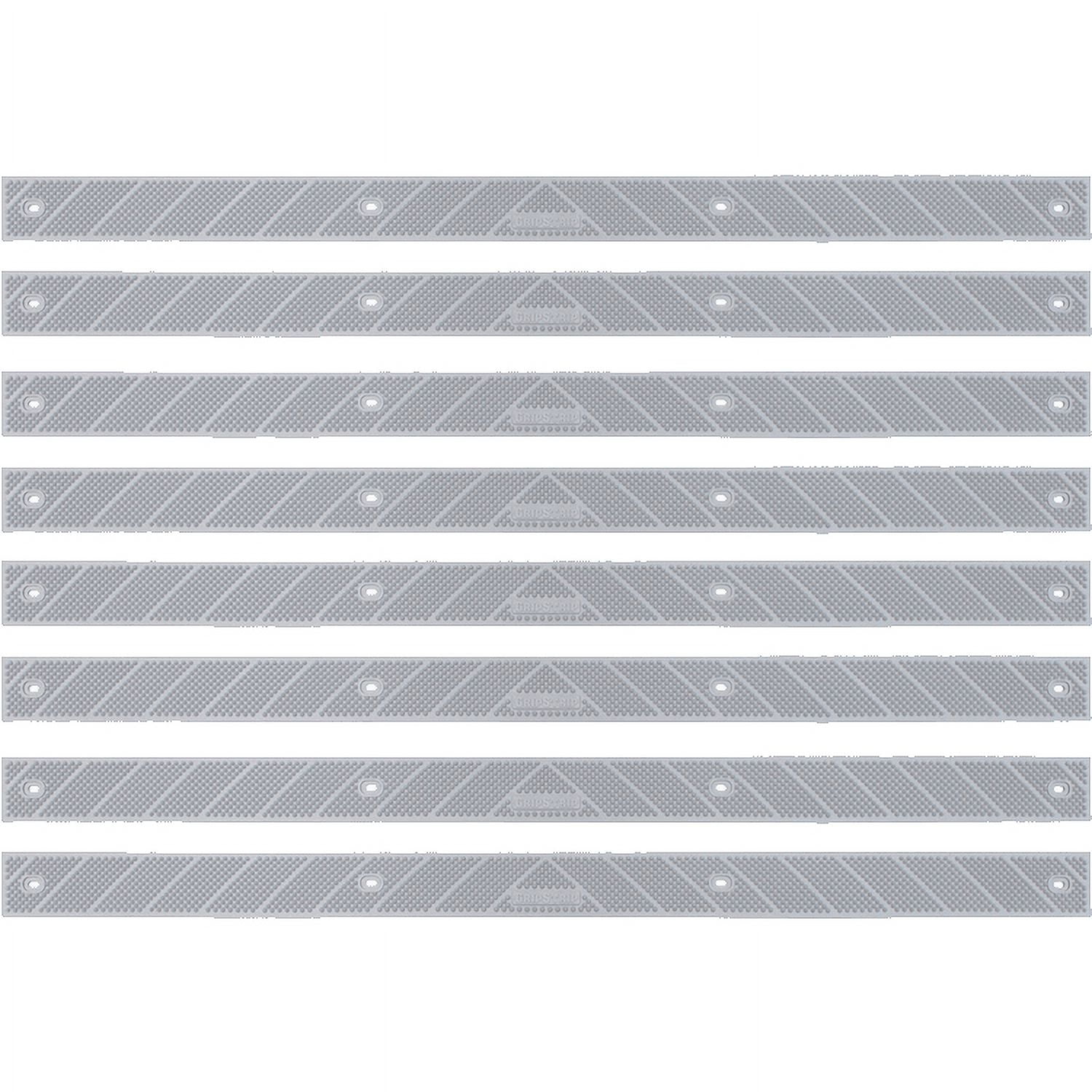 GripStrips Anti-Slip Treads - 8 Pack, Gray (32" x 2") - Outdoor Non ...
