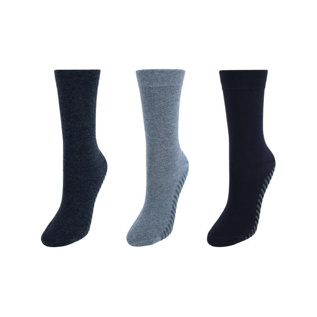 Gripjoy Crew Socks With Grips Pack Of 3 Women