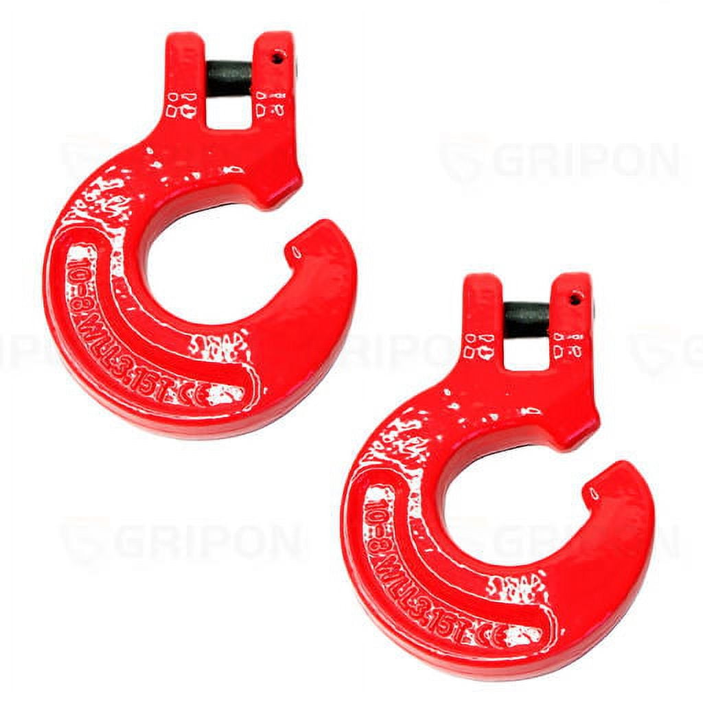 Gripon (Pack of 2) 3/8"G80 Logging Chain Choker Hook with 6900Lbs WLL ...