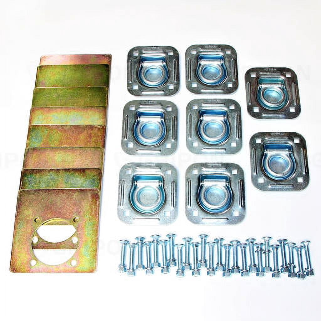 Gripon (Pack of 8) - Recessed Tie Down Anchor with Backer Plate and ...