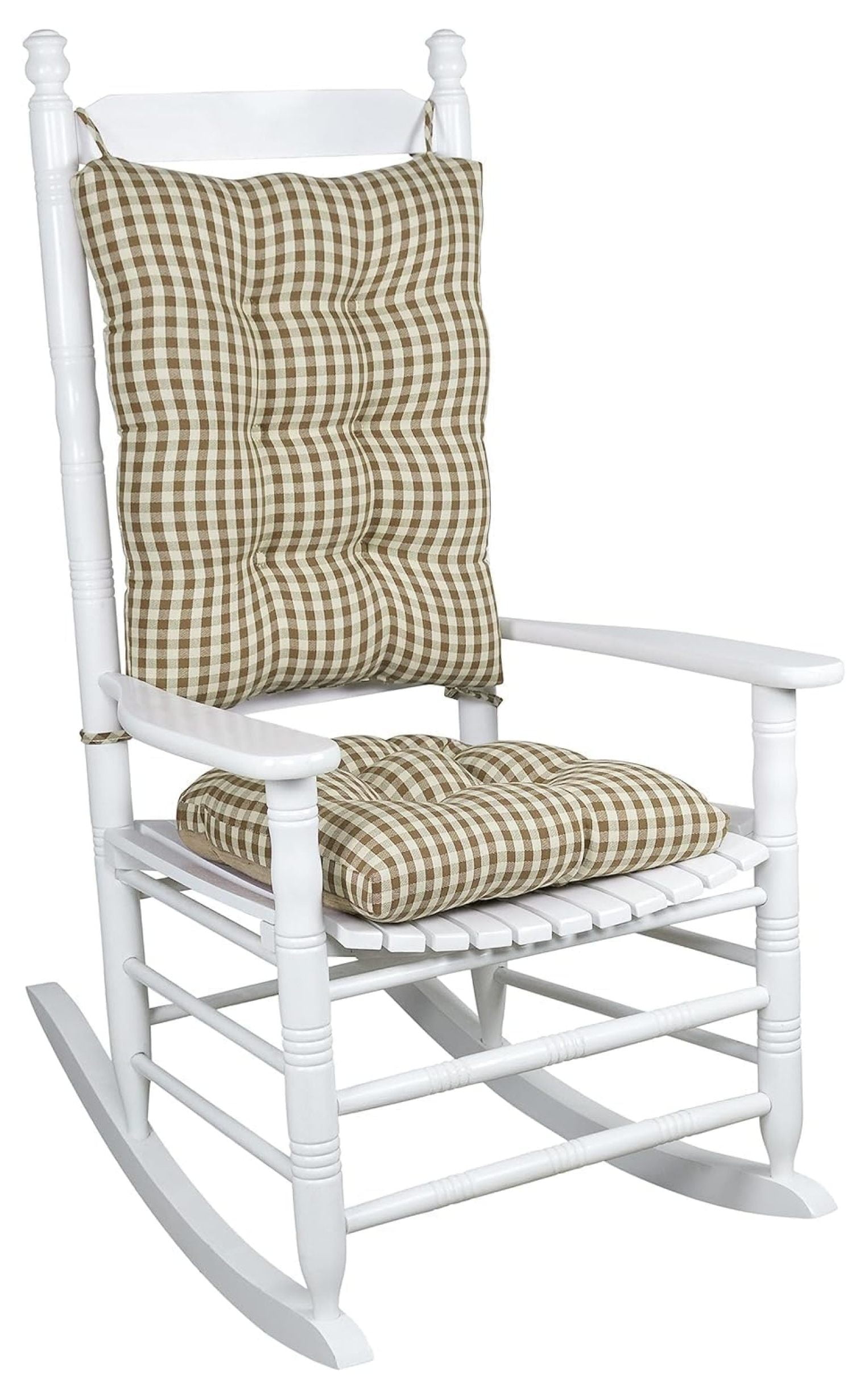 The Gripper Non-Slip Rocking Chair Cushion Thick, Includes Seat Pad ...