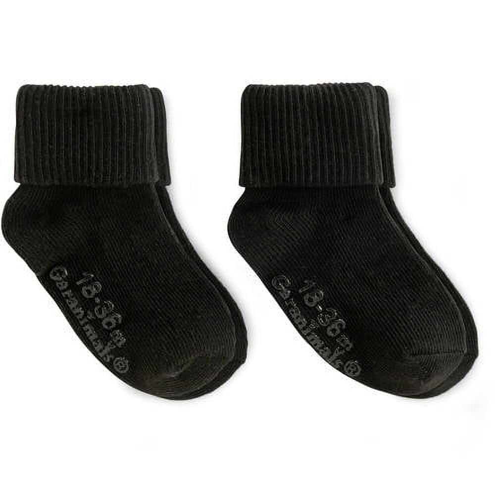 Garanimals Non-Slip Gripper Ribbed Triple Roll Socks, 2 Pairs, Anti ...
