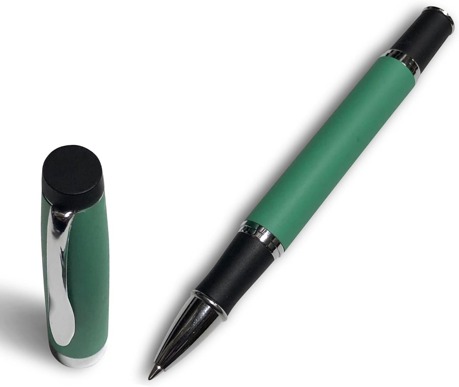 Gripper Rollerball Pen - Matt Teal with Anti Slip Grip (Budget Friendly ...