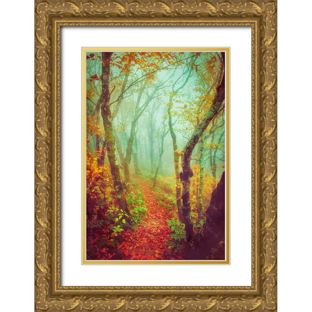 Grippo-Pike, Carrie Ann 11x14 Gold Ornate Wood Framed with Double ...
