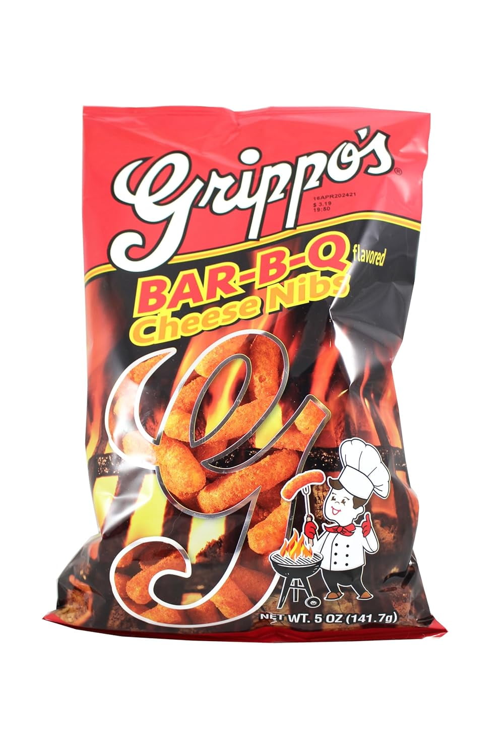 Grippo's BBQ Cheese Nibs | 5 Ounce Bag (Pack of 3) | Spicy Barbecue ...