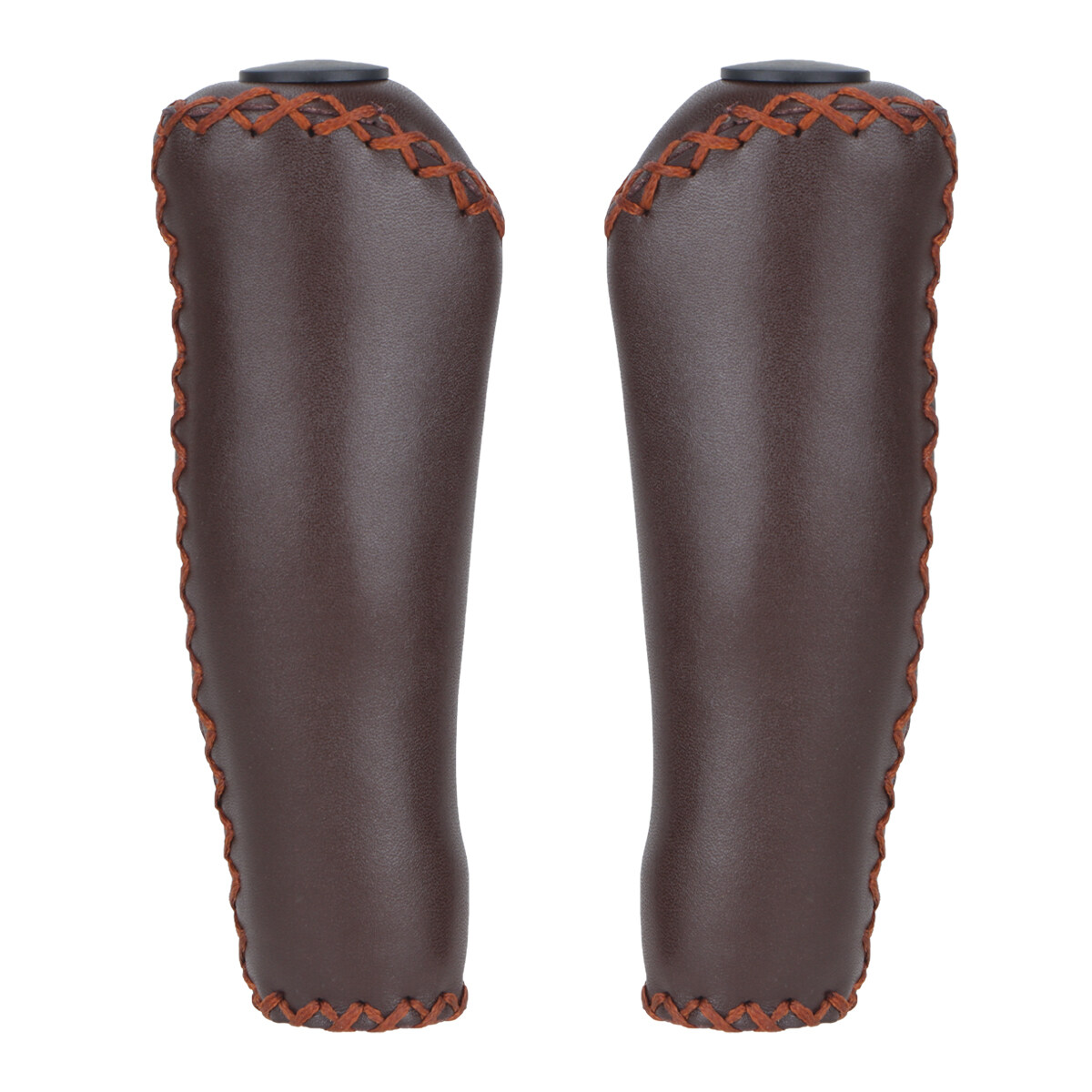 Grips Bike Handlebar End Handle Leather Protector Non Wide Grip Bar ...