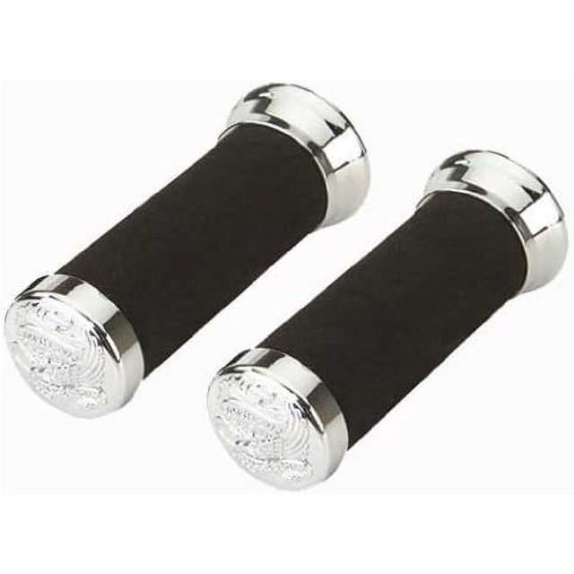 Grips Foam Black/Chrome 127 Eagle. Bike Grips, Grips, Grips, Grips, Mountain Bike Grips ...