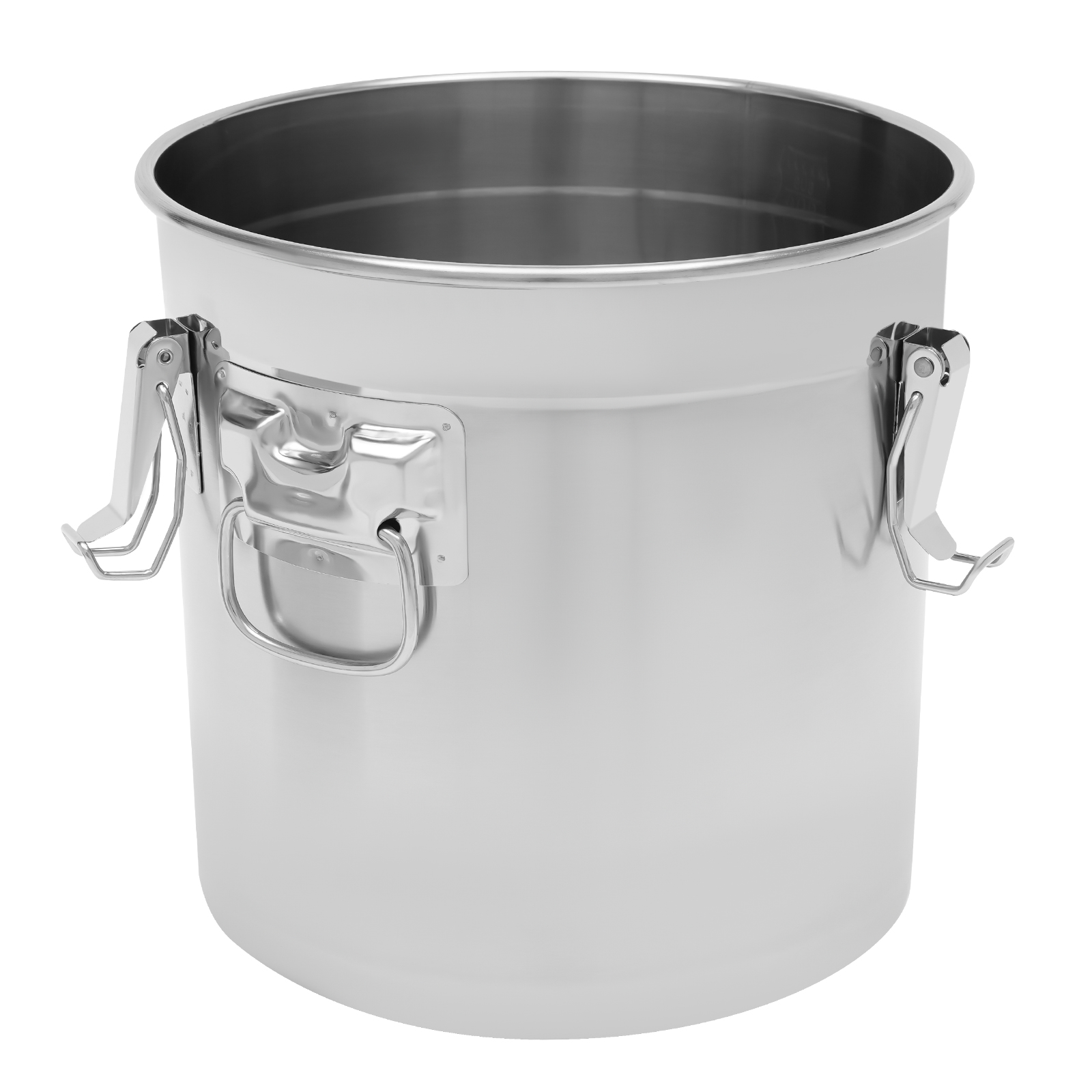 Griptix 33L Stainless Steel Airtight Canister for Kitchen, Large Flour ...