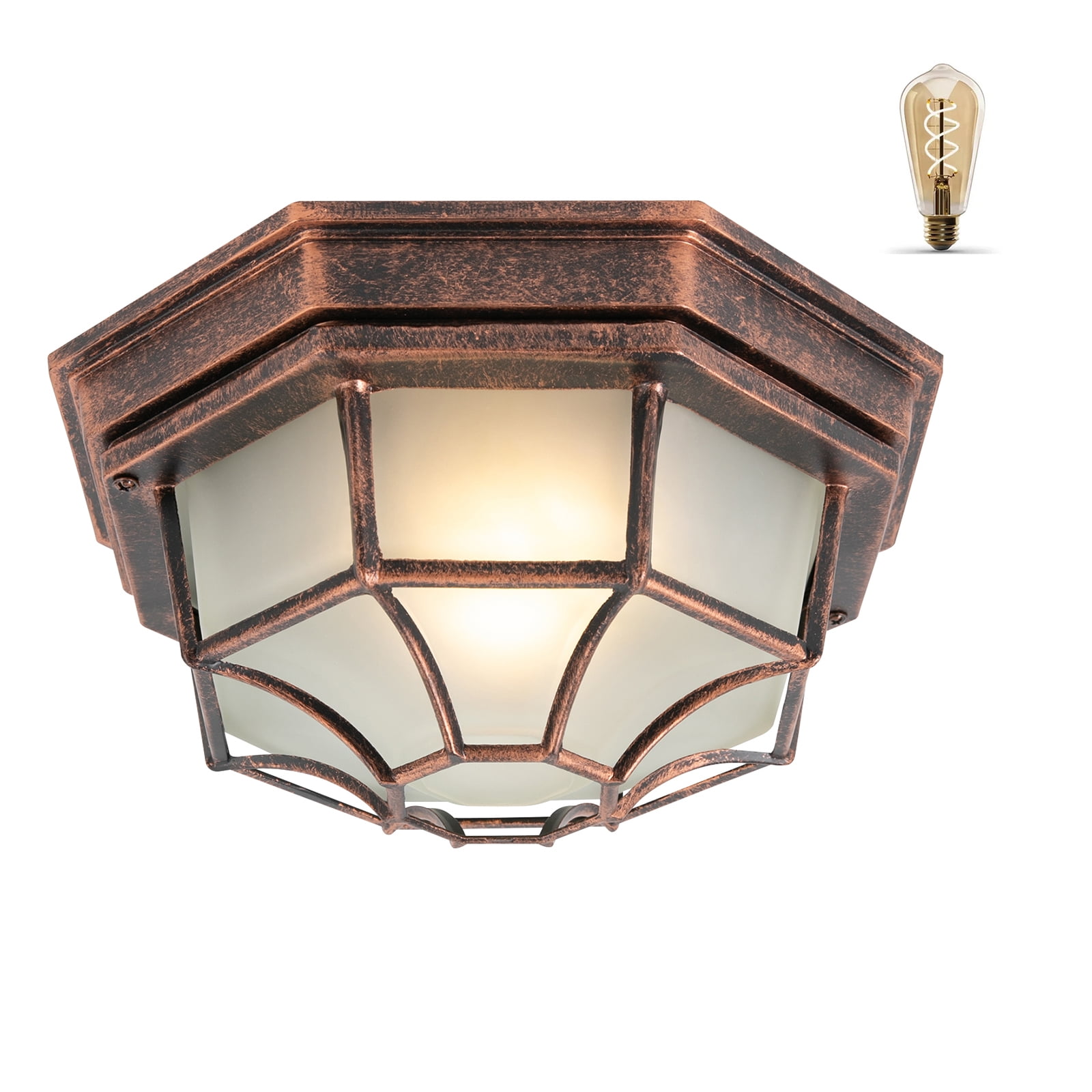 Griptix Ceiling Light, Octagonal Ceiling Light, Classic Ceiling Light ...