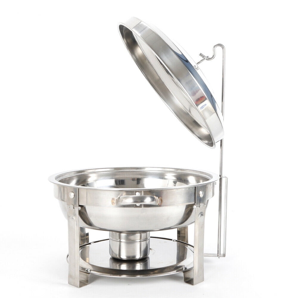 Griptix Chafing Dish Buffet Set, Round Chafing Dish, 7.5L Large ...