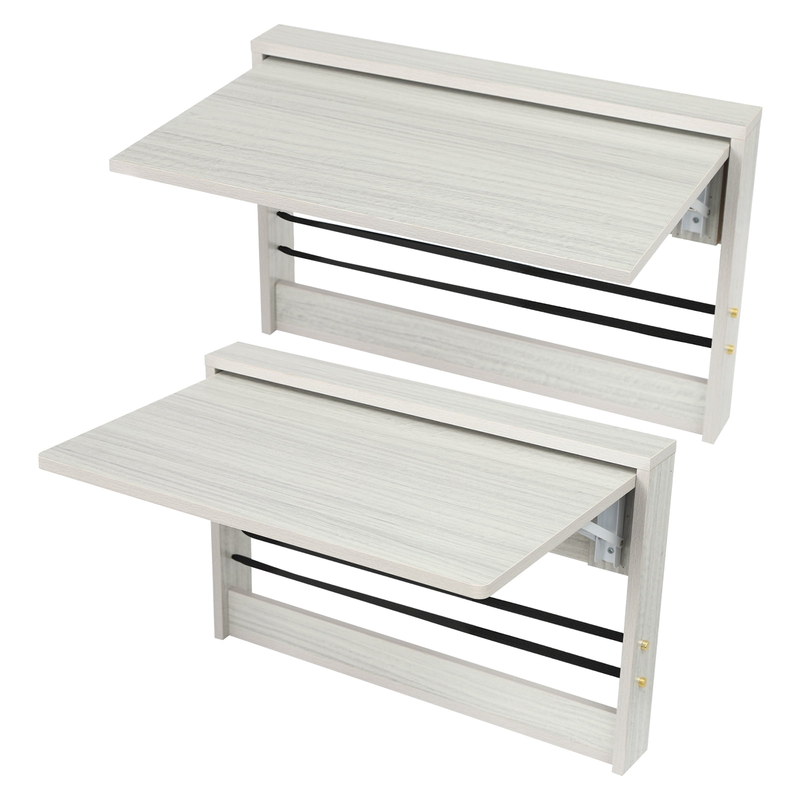 Griptix Folding Wall Table Fold Down Table Wall Mounted Round Corners ...