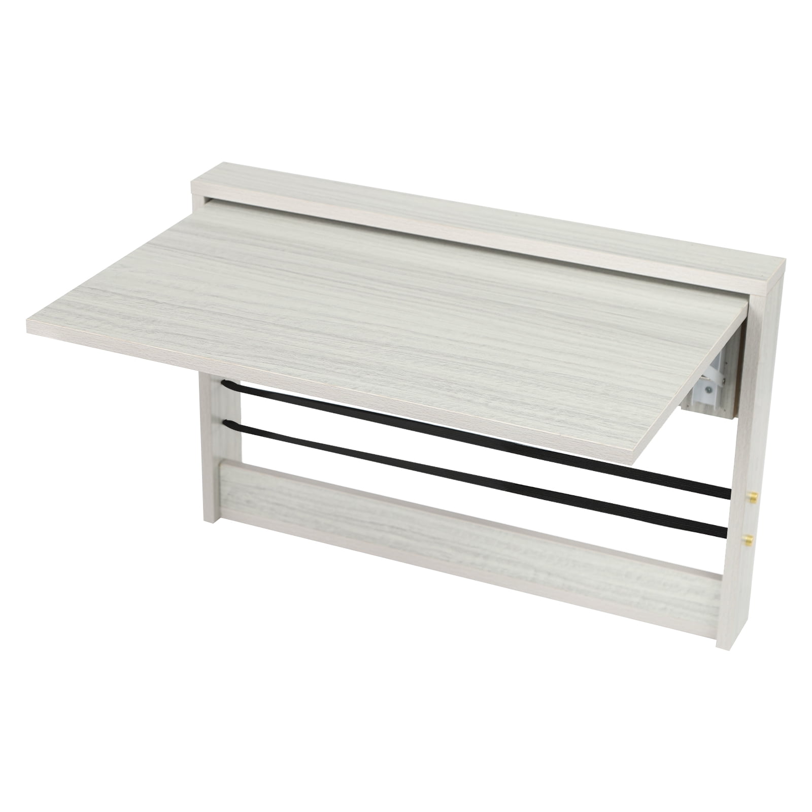 Griptix Folding Wall Table Light Gray Fold Down Table Wall Mounted ...