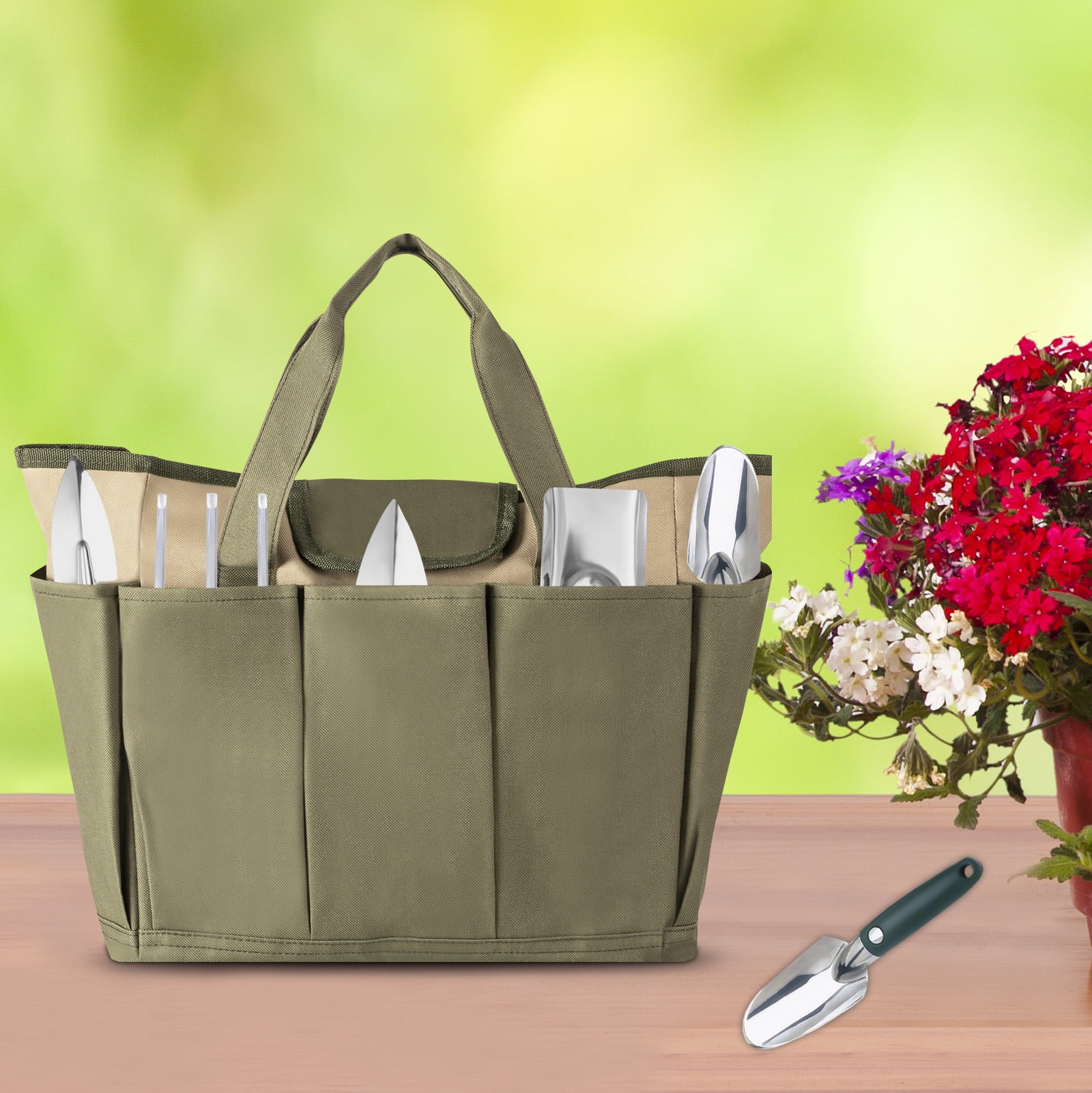 Griptix Garden Tools Bucket Bag Gardening Organizer Tote 7 9 Gallon ...