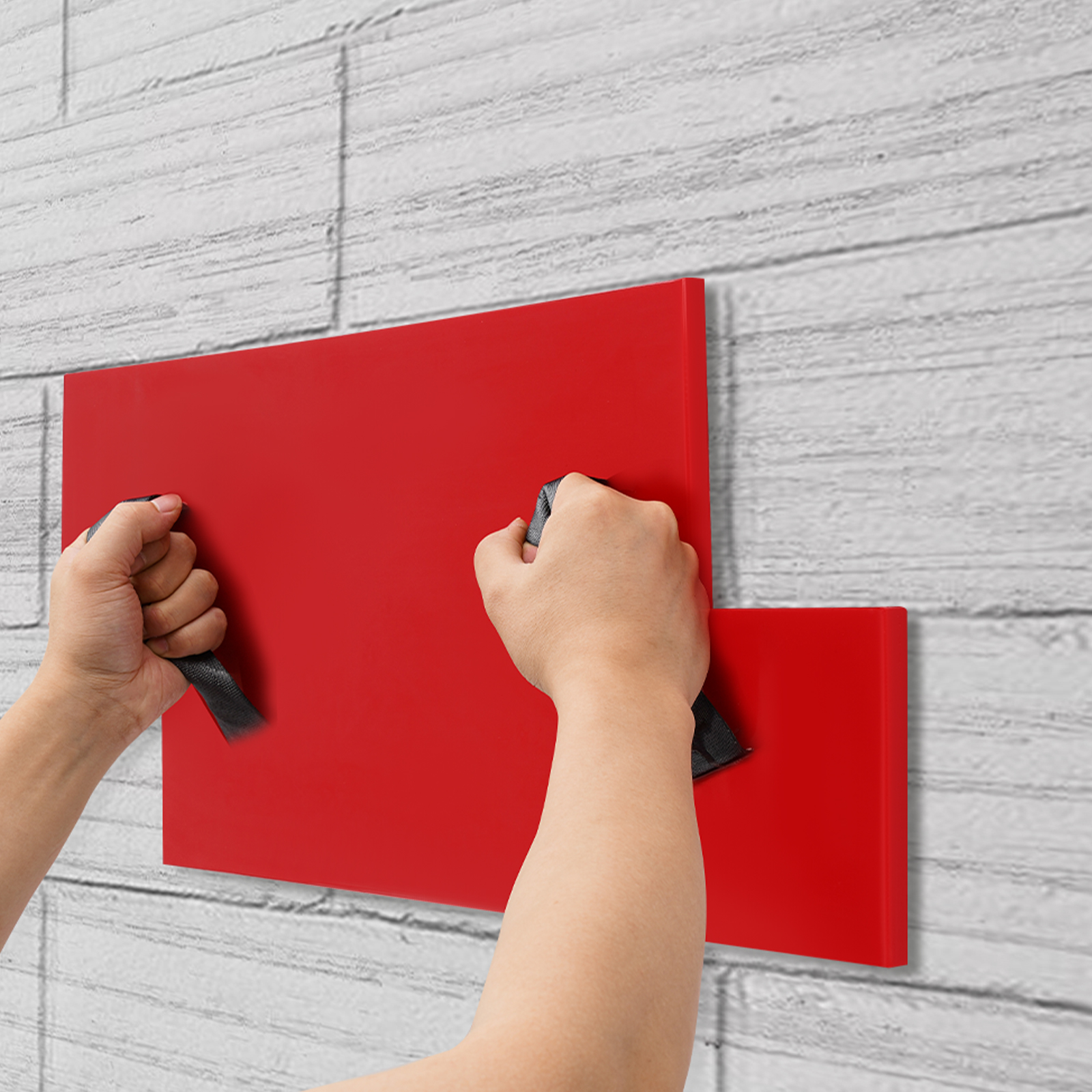 Griptix Red 30x72cm Concrete Stamp Mat Manual Concrete Texture Skin ...