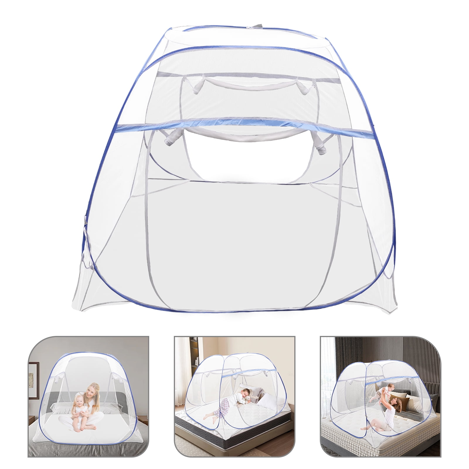 Griptix Single Door Foldable Mosquito Net Zipper Netting Tent Pop Up ...