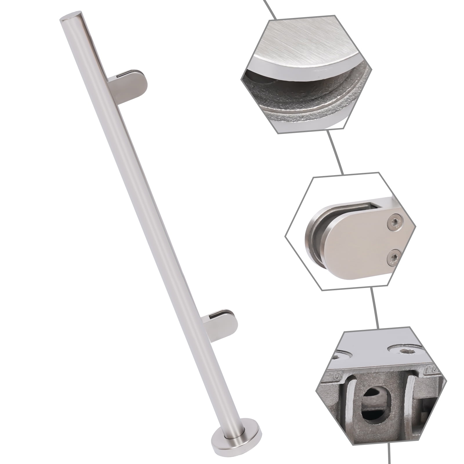 Griptix Stainless Steel Poles Handrail Railing Post High Temperature ...