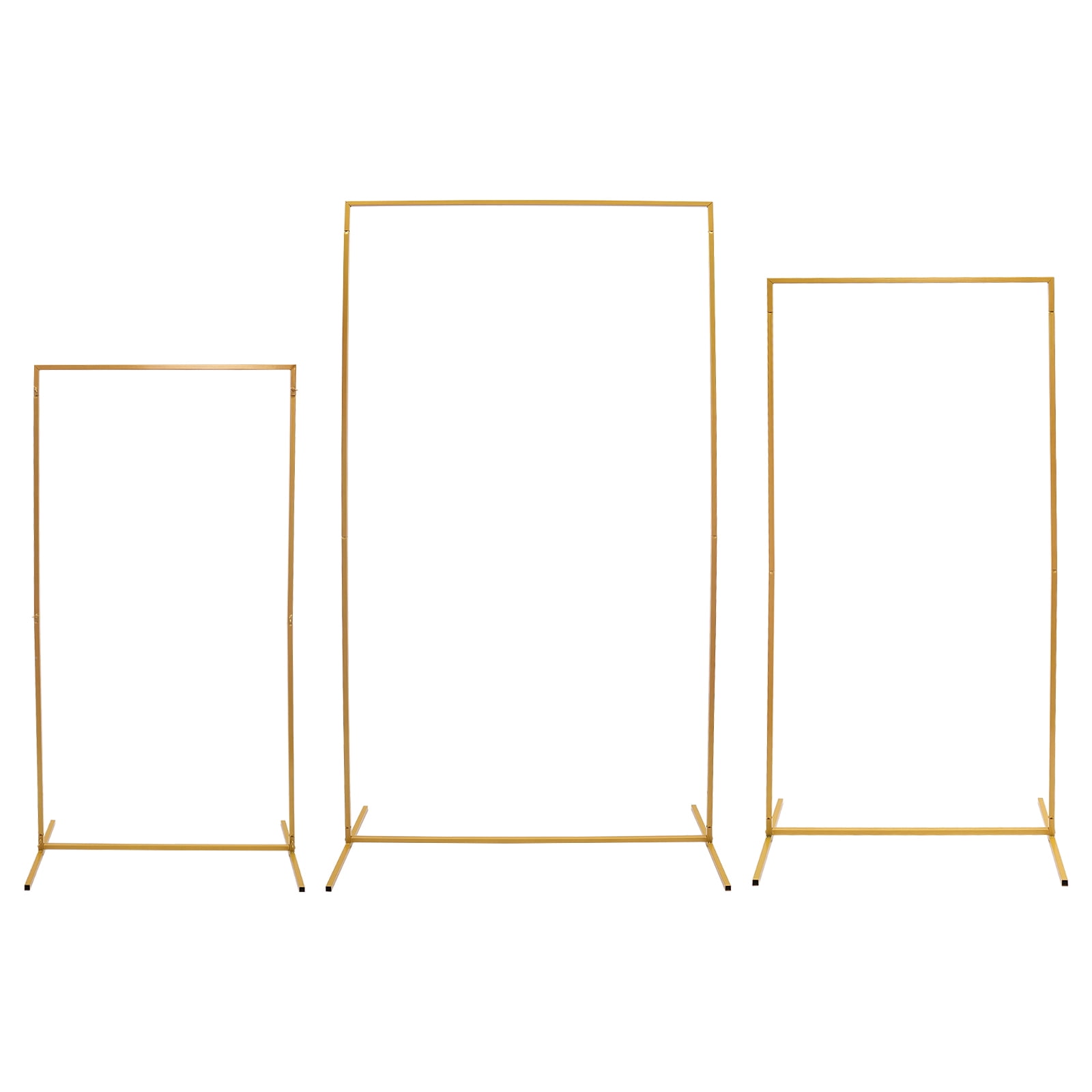 Griptix Sturdy Wedding Stand Set with 3 Pieces in White and Gold, 5 ...