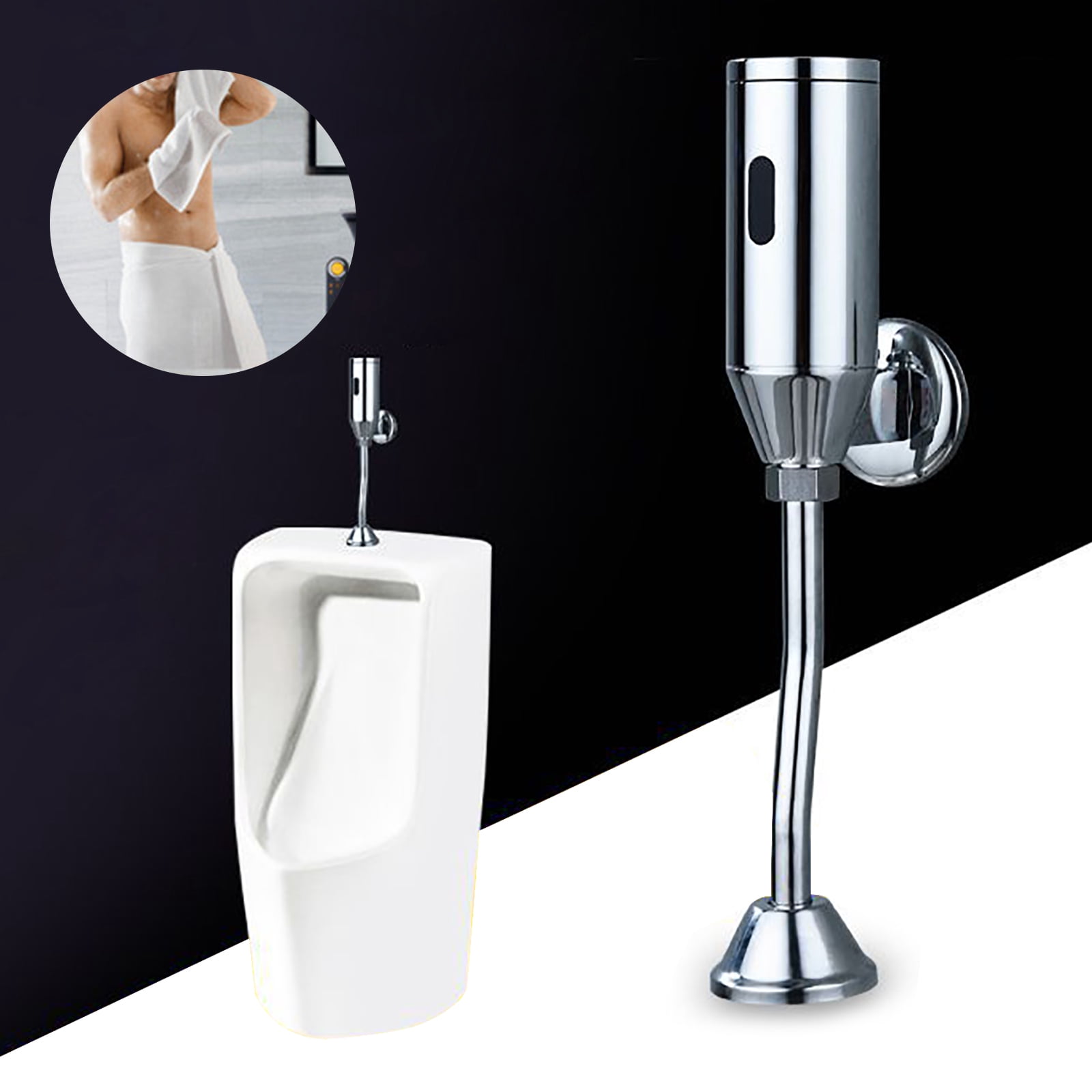 Griptix Urinal Flush Valve with PVD Electroplating – Copper Shell ...