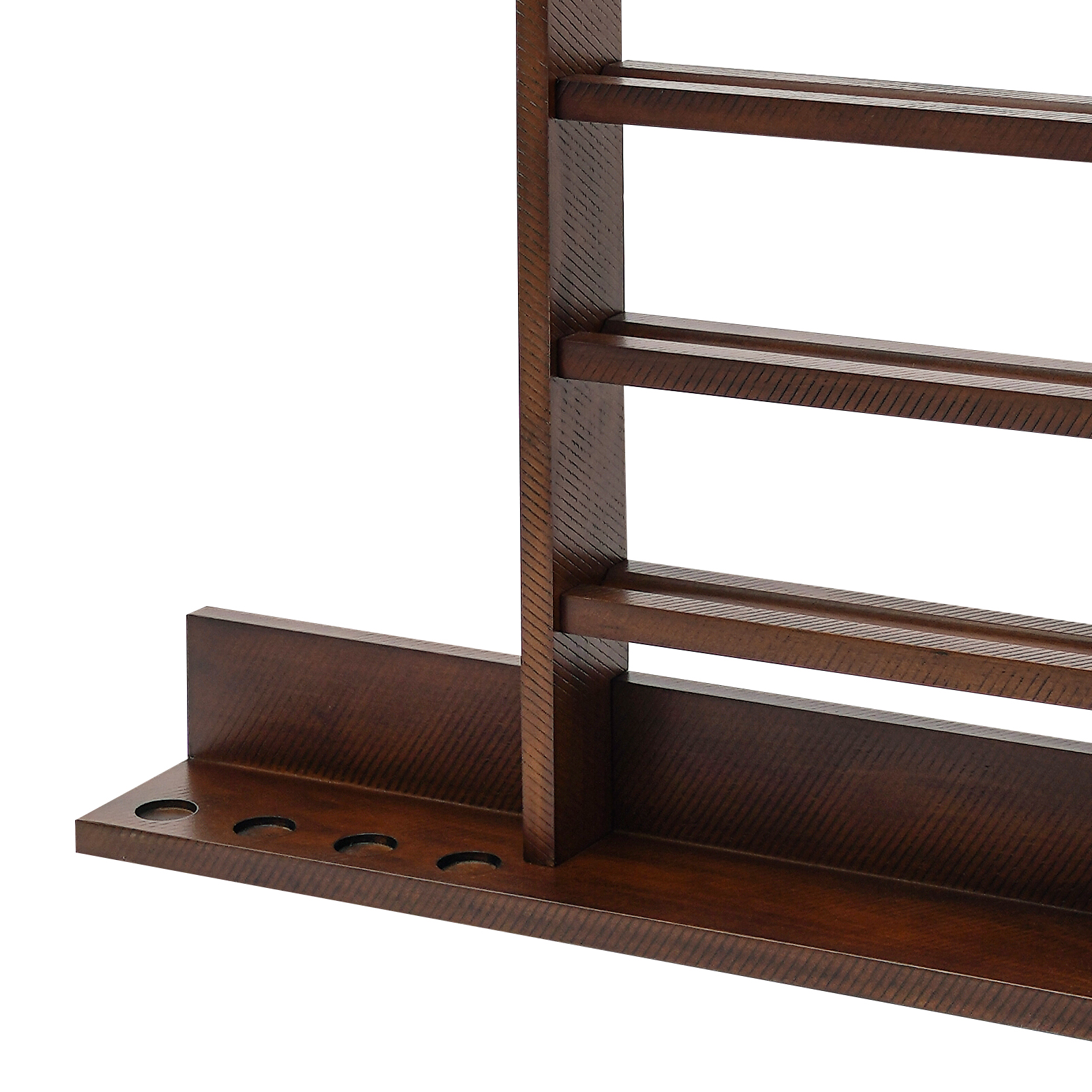 Griptix Wall Rack Oak 8 Pool Cue Rack Pool Stick Holder Wall Mount ...