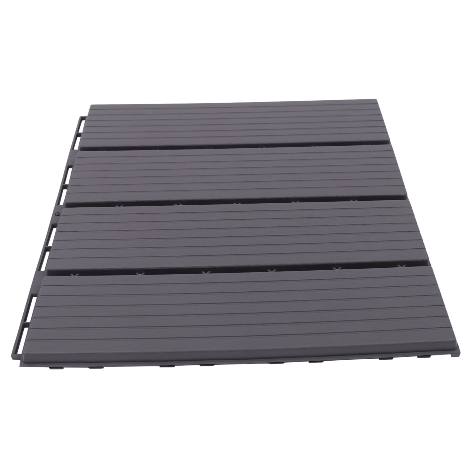 Griptix Westminster Grey Plastic Composite Patio Deck Tiles ...