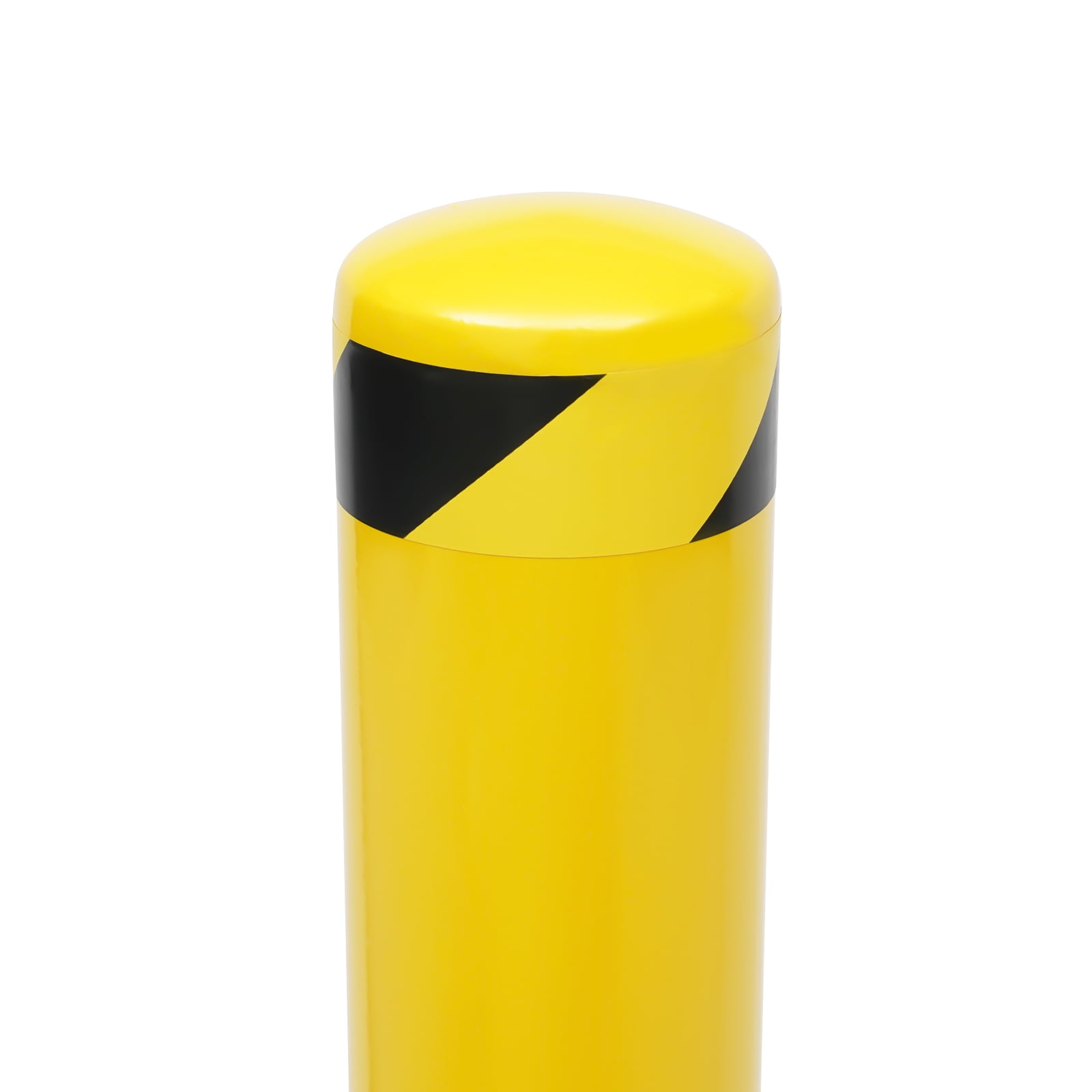 Griptix Yellow Powder Coated Pipe Steel Barriers Safety Bollards w ...