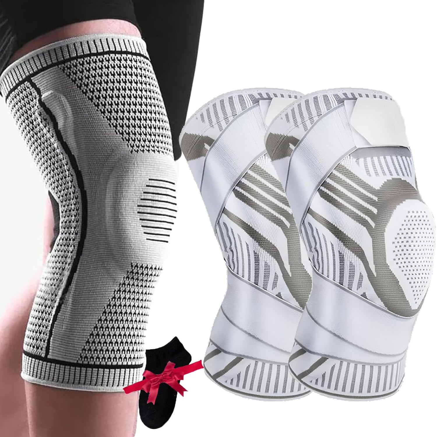 Griqos Knee Braces for Knee Pain, We Relieve Knee Sleeve Bone on Bone ...