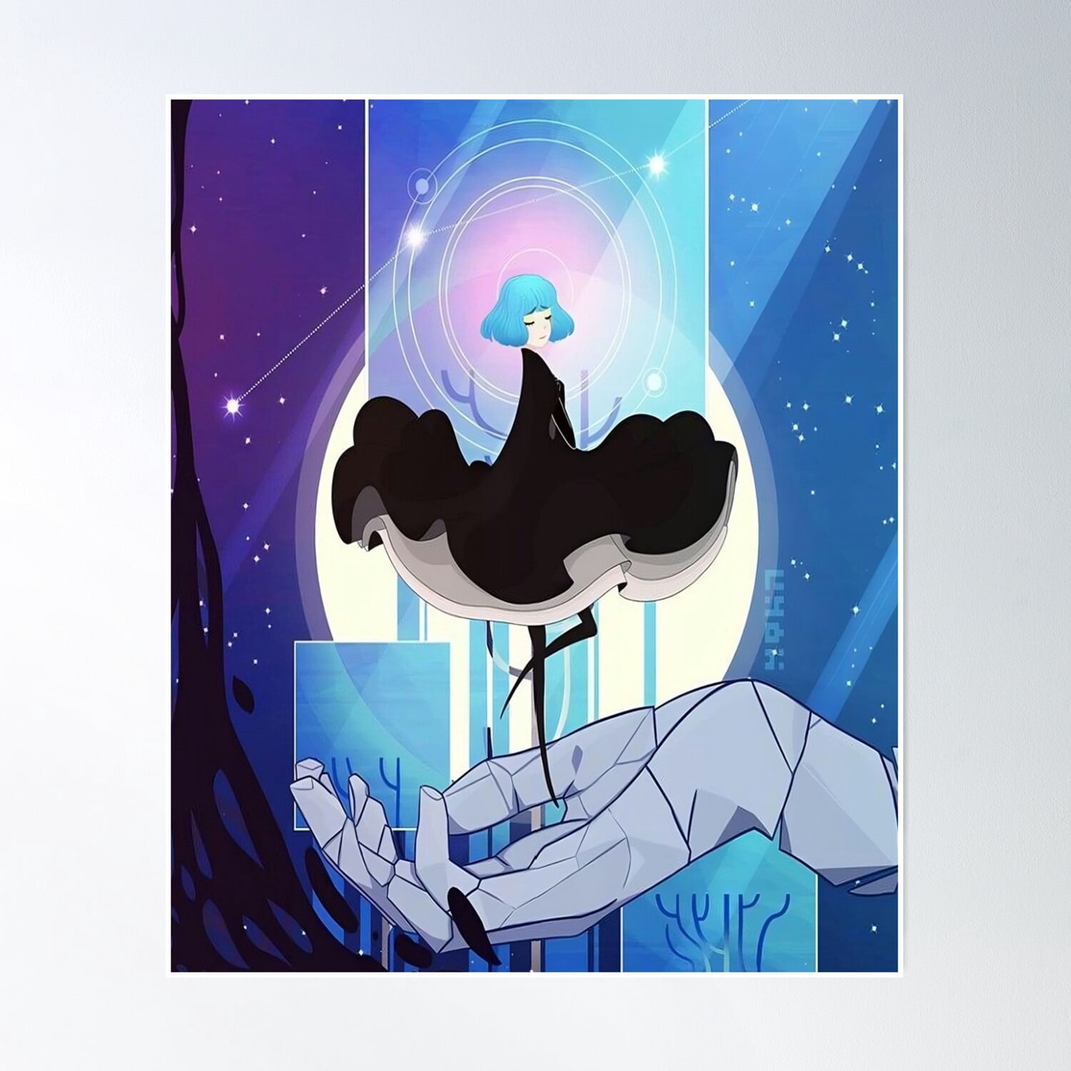 Gris Video Game Poster Wall Art, Modern Wall Decor, 12x18 UNFRAMED ...