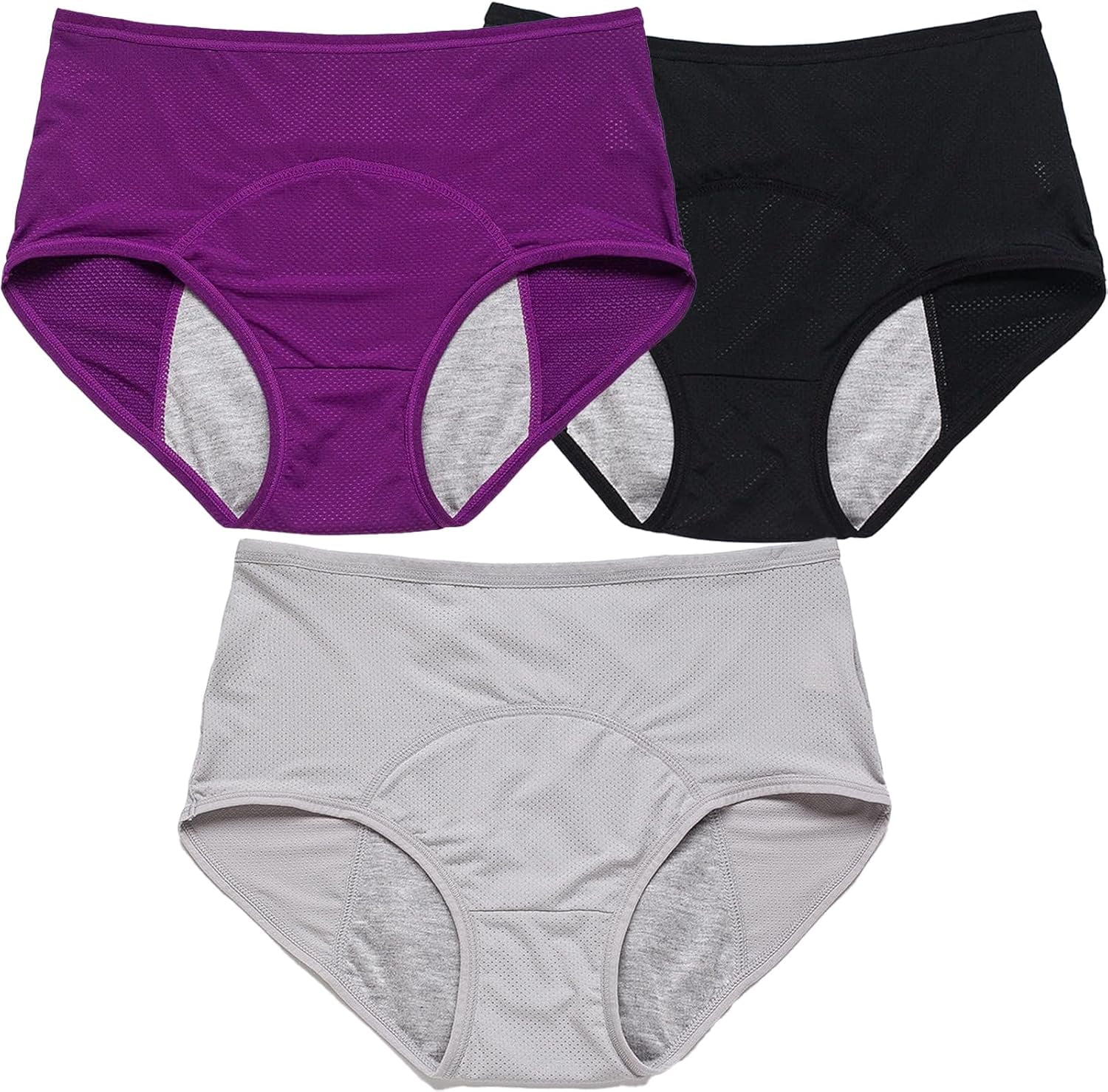 Grishay Leakproof Underwear for Women, Leakproof Ladies Underwear Plus ...