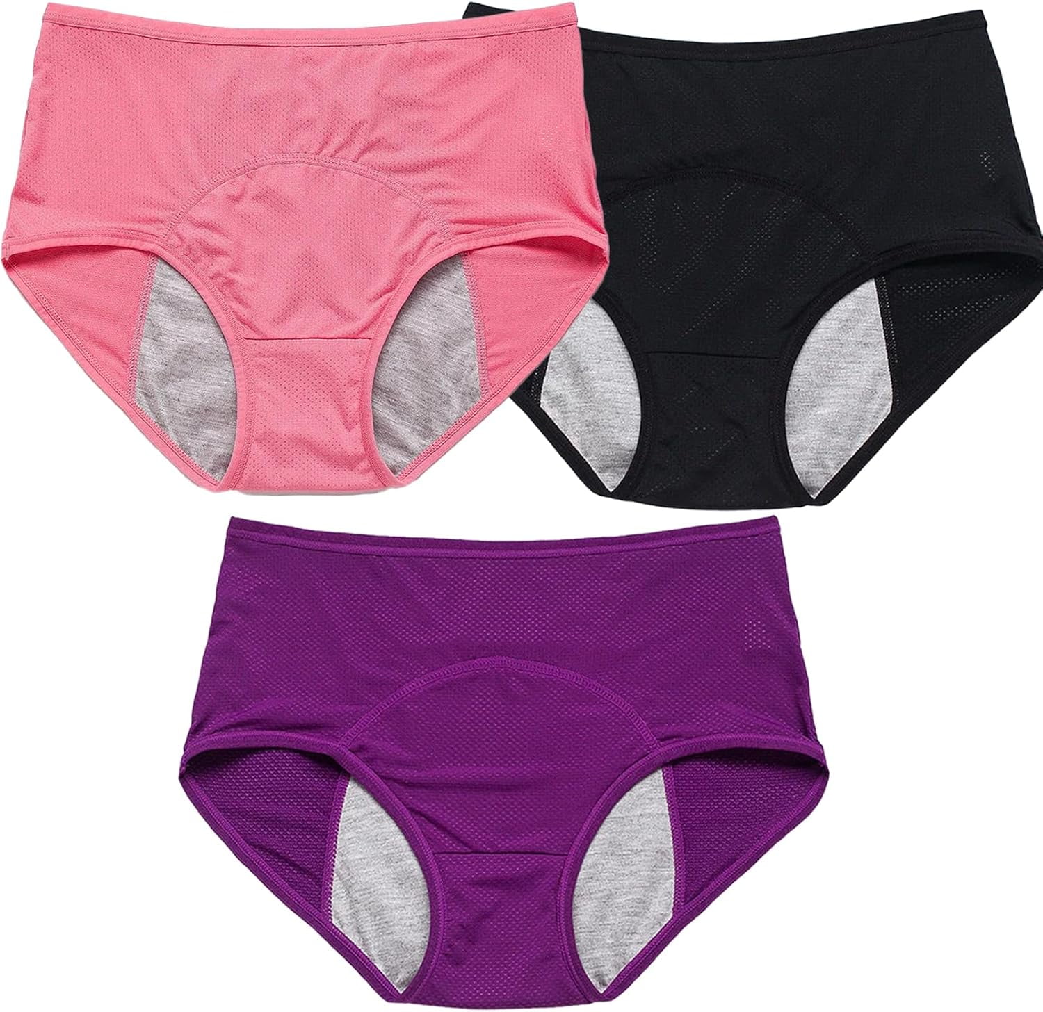 Grishay Leakproof Underwear for Women, Leakproof Ladies Underwear Plus ...