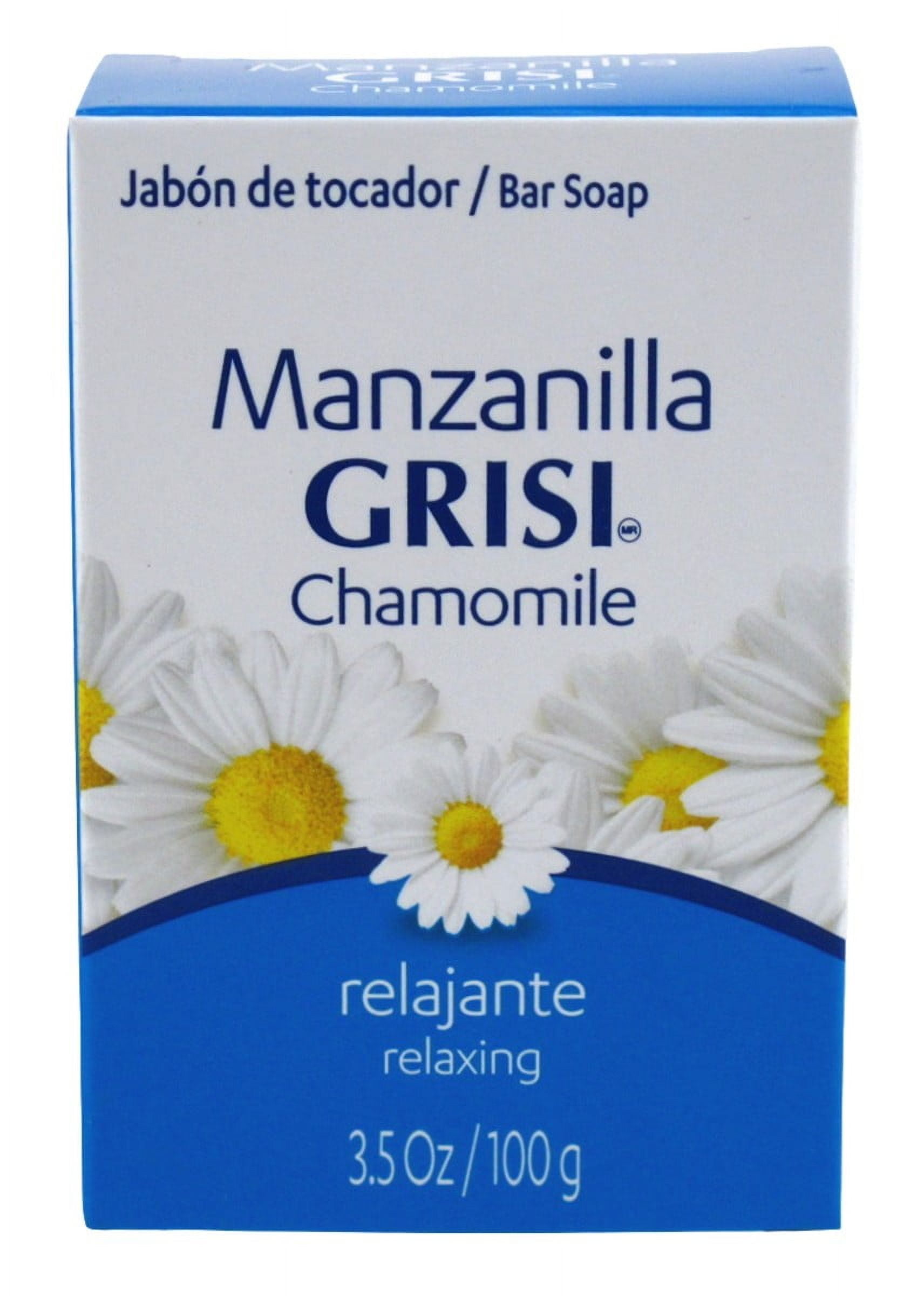 Grisi Natural Body Soap - Manzanilla/Chamomile 3.5oz - Case of 12 Units ...