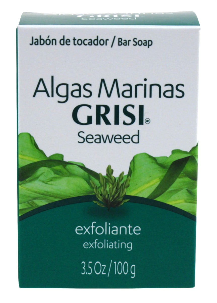 Grisi Bar Soap Seaweed Exfoliating 3.5 Ounce (Pack of 3) - Walmart.com