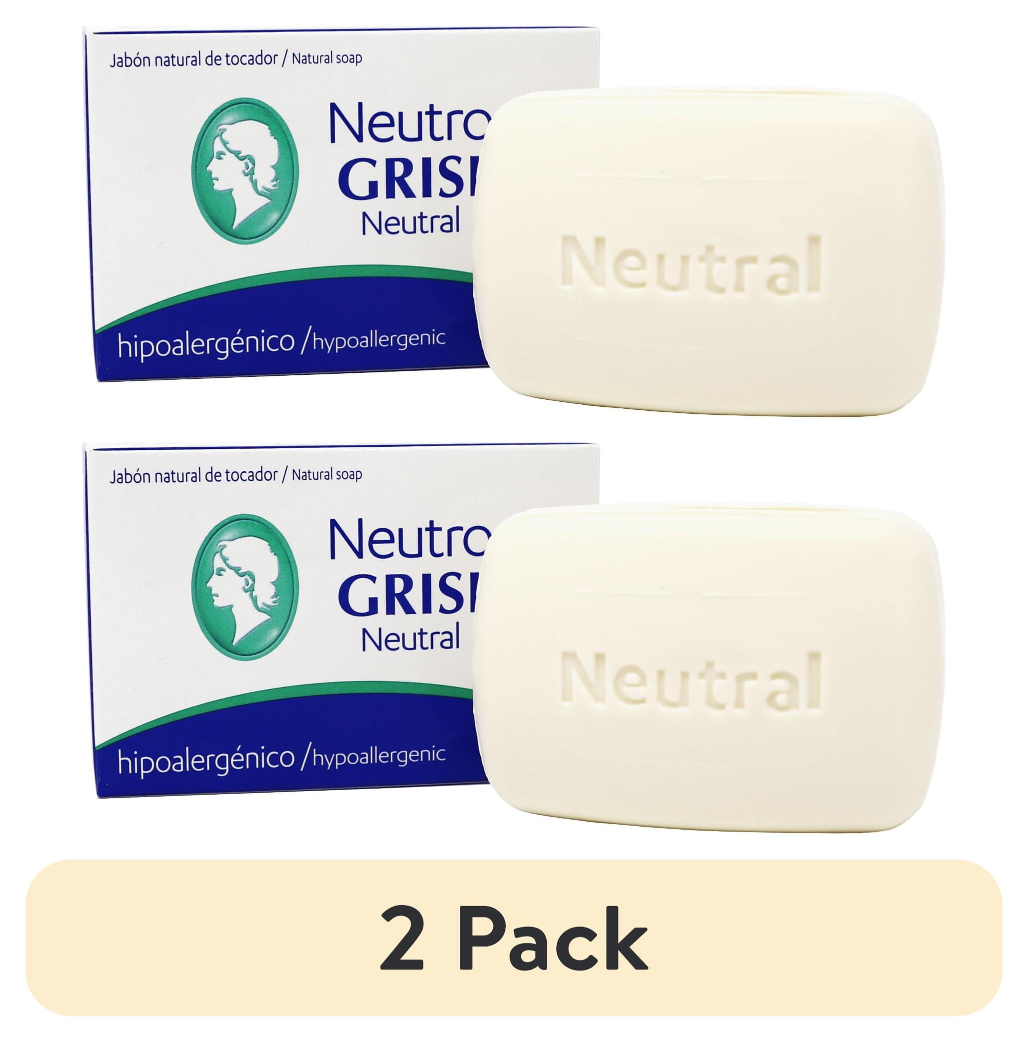 (2 pack) Grisi Neutral Soap Gentle Cleansing for All Ages, All Skin ...