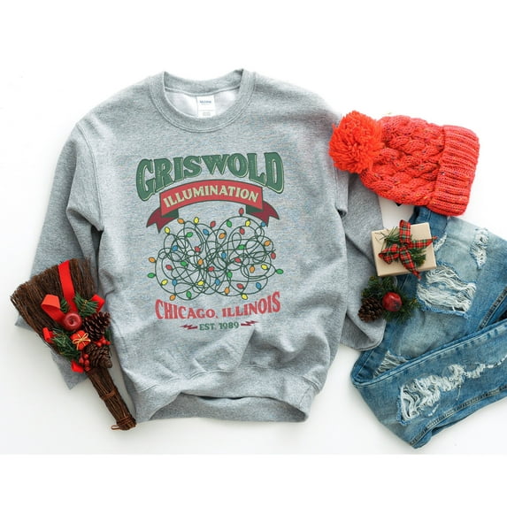 Griswold Illumination T-Shirt, Funny Christmas T-Shirt, Funny Holiday T ...