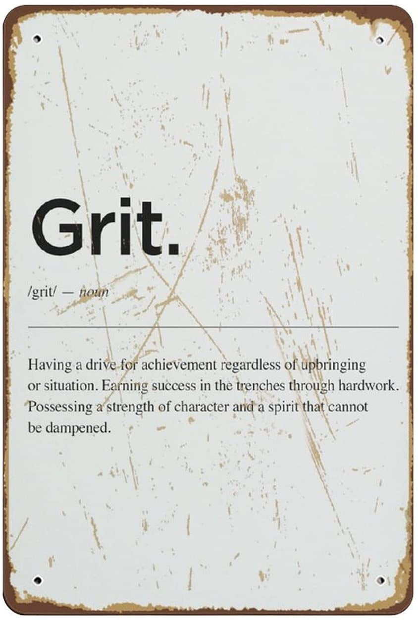 Grit Definition Office Wall Art Home Office Prints Motivational Wall ...