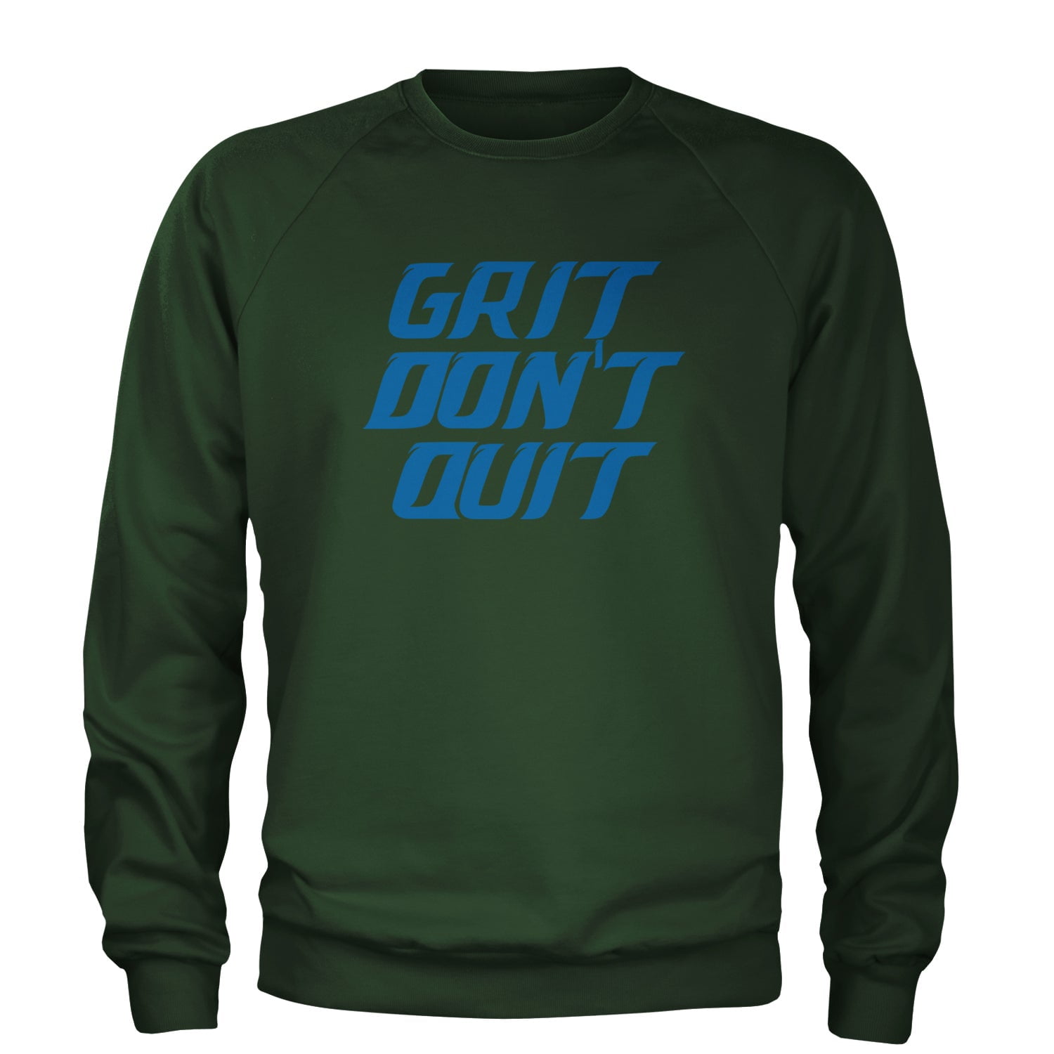Grit Don't Quit Detroit Grit Adult Crewneck Sweatshirt - Walmart.com