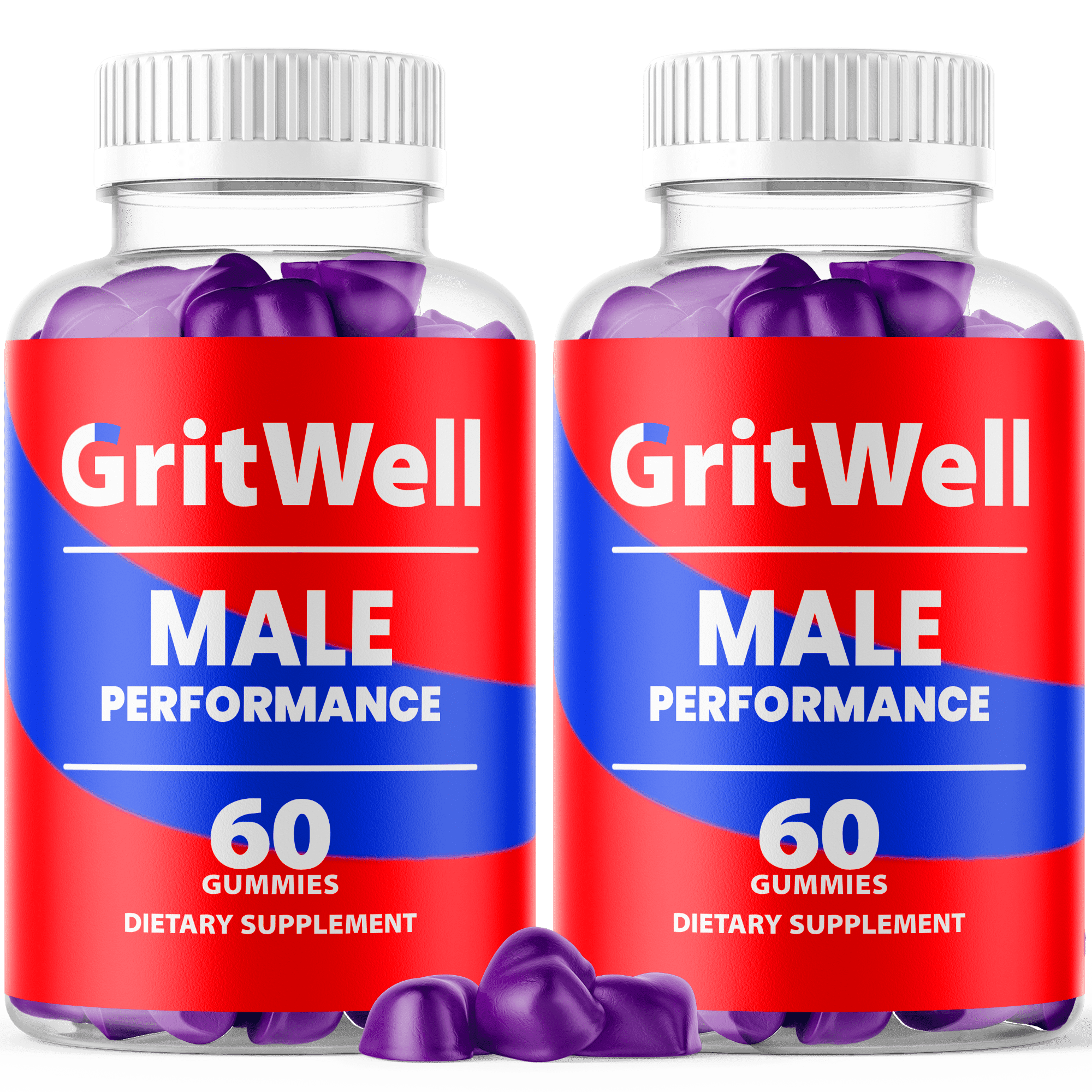 GritWell Gummies Advanced Formula All Natural Vitamin Supplement Grit ...