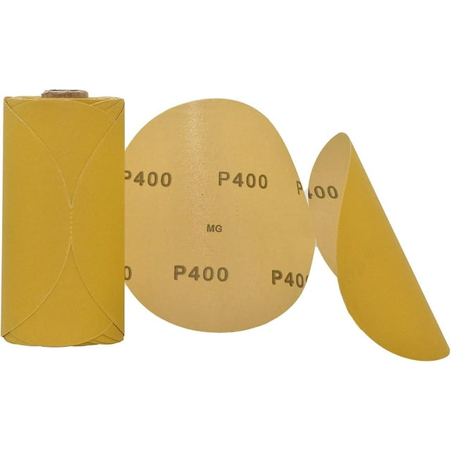 Gritly - 6" PSA DA Sanding Discs - 400 Grit Sandpaper Disc (100 Pc ...