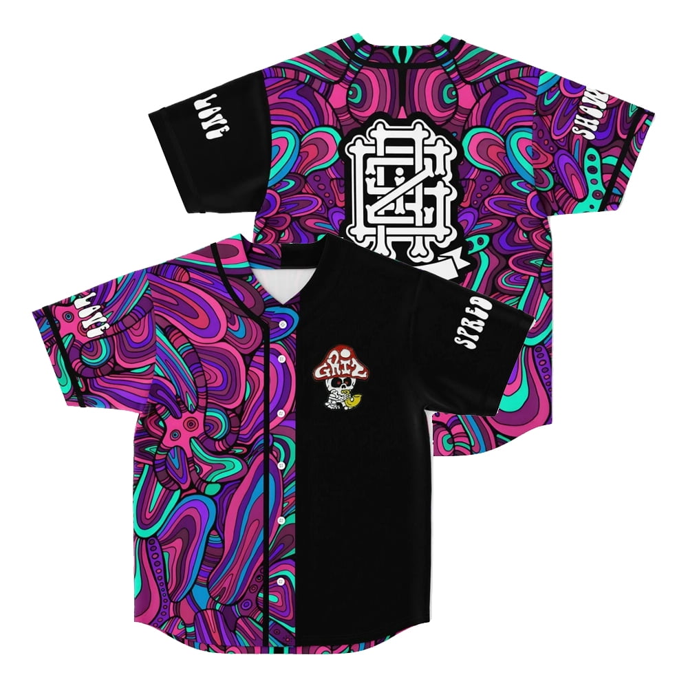 Griz Merch Baseball Jersey Tops V-Neck Short Sleeve Streetwear Women ...