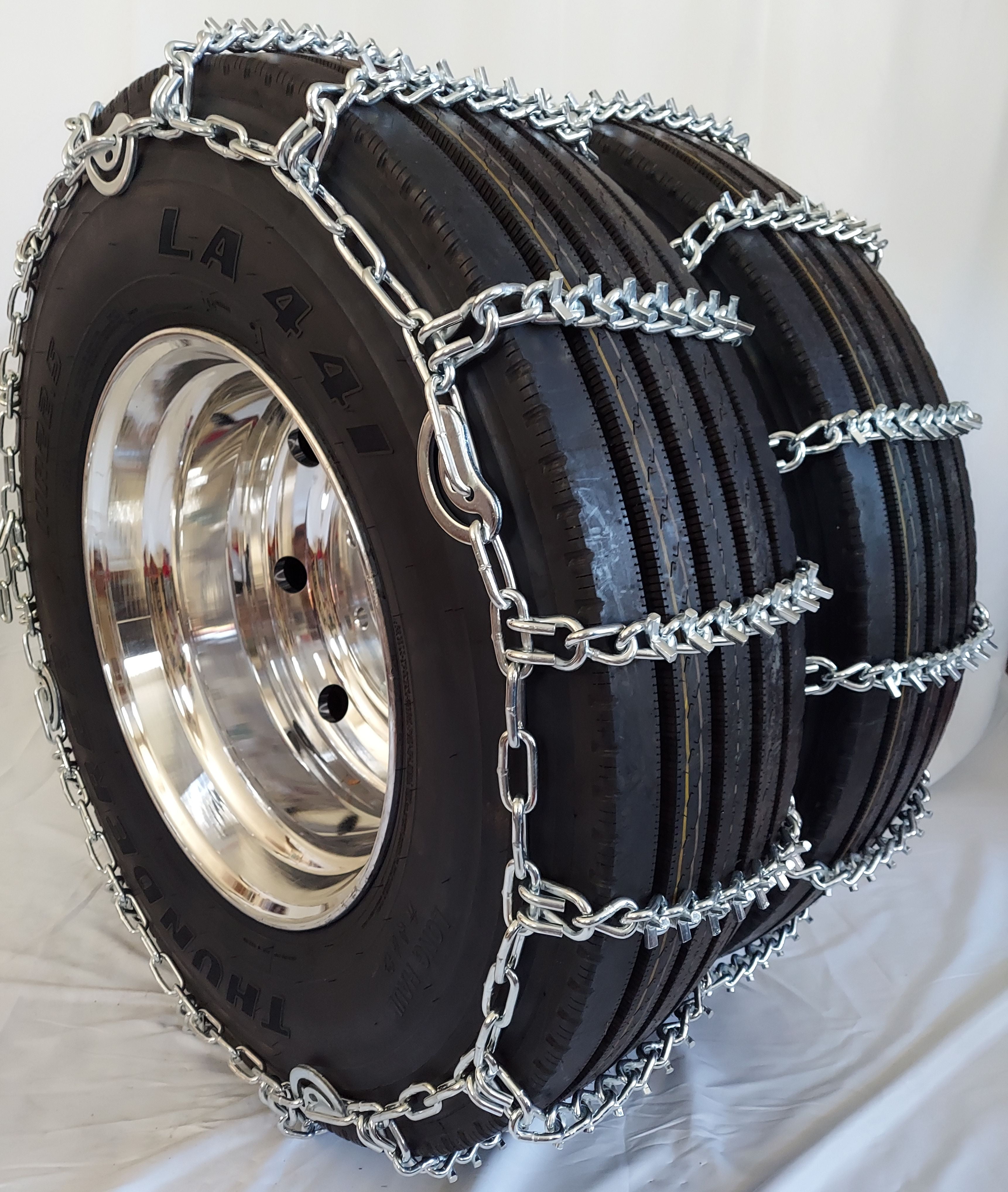 Grizzlar GSL-4843CAM Alloy Tire Chains Ladder Cam Truck Bus 275/75-22.5 ...