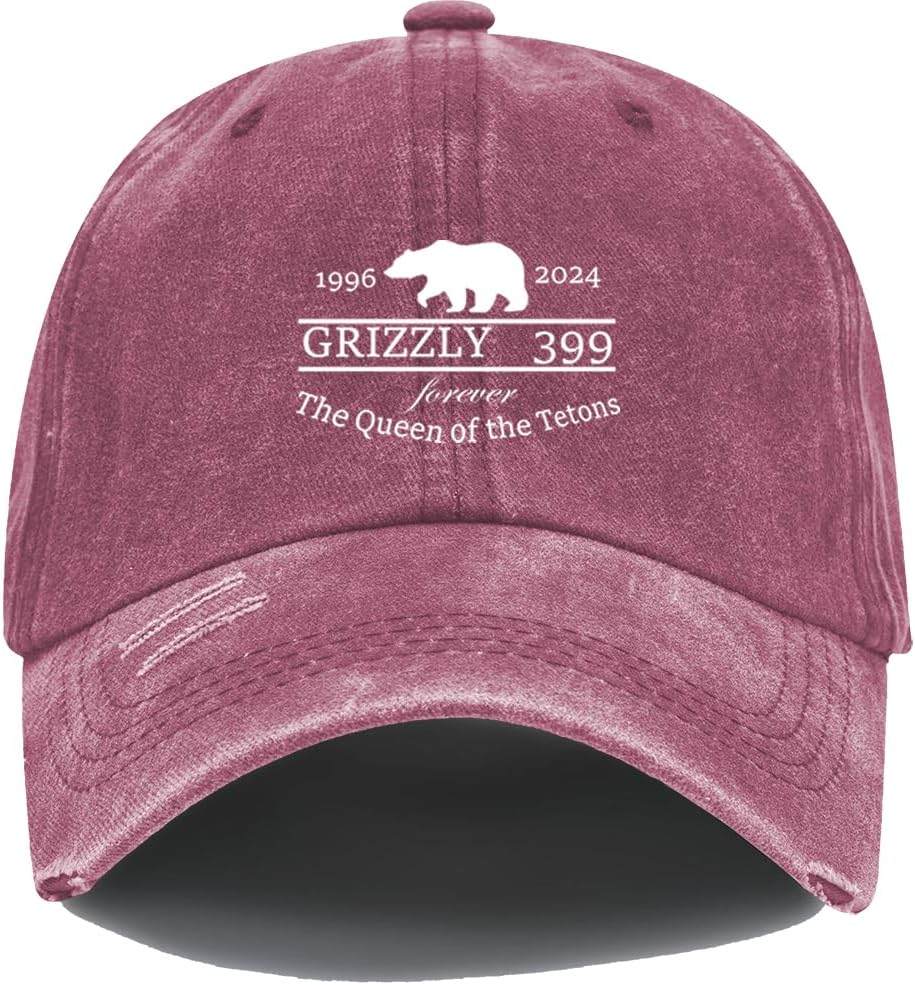 Grizzly 399 Forever The Queen of The Tetons Hat, Grizzly 399 Forever ...
